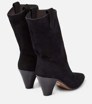 AQUAZZURA Boogie Suede Cowboy Boots