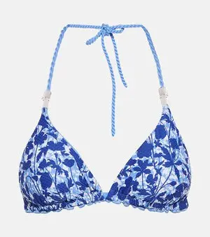 Heidi Klein Tuscany Reversible Bikini Top - Multicoloured