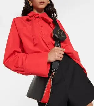 CHRISTIAN LOUBOUTIN Loubila Leather Clutch