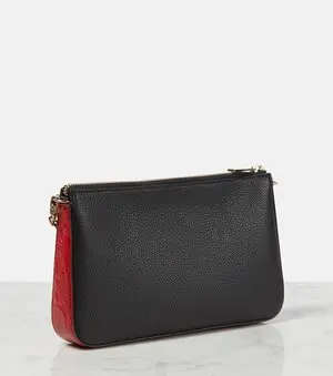 CHRISTIAN LOUBOUTIN Loubila Leather Clutch