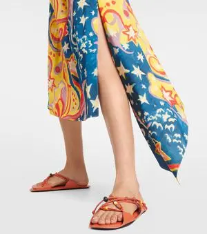 Marni X No Vacancy Inn Beaded Leather Sandals