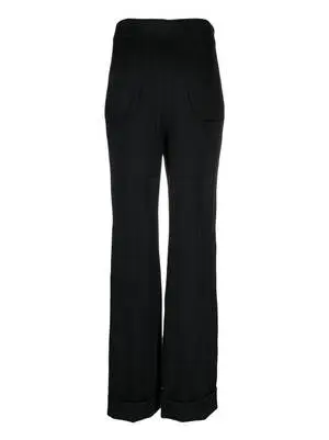 WEINSANTO Tie-fastening High-waisted Trousers