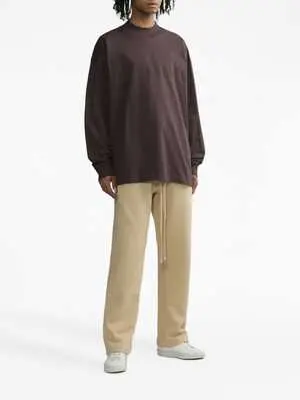 Fear Of God Logo-print Long-sleeve T-shirt - Purple
