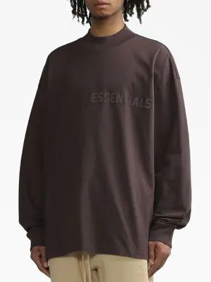 Fear Of God Logo-print Long-sleeve T-shirt - Purple
