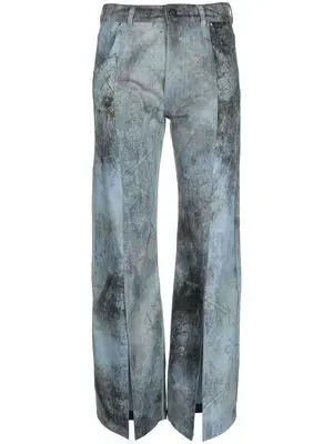 WEINSANTO Stud-embellished Bootcut Trousers