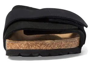 BIRKENSTOCK Oita Suede Slides - Black
