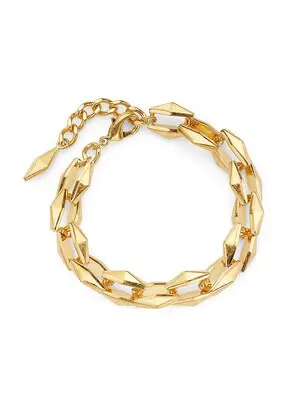 JIMMY CHOO Women's Goldtone Diamond-Cut Chain Bracelet - Gold - Gold