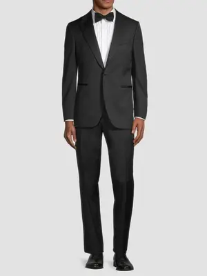 PAUL STUART Wool One-button Tuxedo
