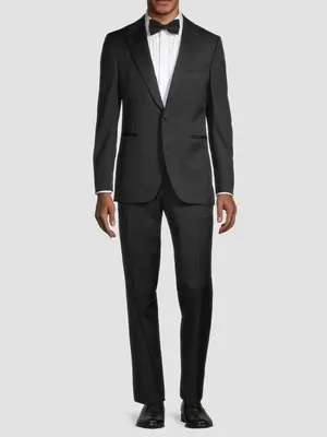PAUL STUART Wool One-button Tuxedo