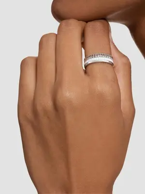 Boucheron Quatre White Edition 18k Hyceram & 0.26 Tcw Diamond Ring