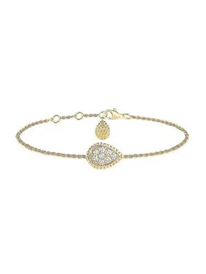 Boucheron Serpent Bohème 18k Yellow Gold & 0.33 Tcw Diamond Chain Bracelet/6.1-6.9" Yellow Gold