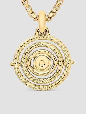 David Yurman Evil Eye Mobile Amulet With Diamonds - Emerald