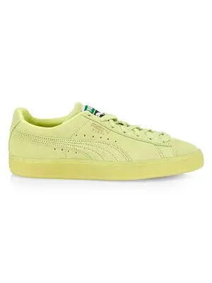 PUMA Women's Classic Xxi Suede Sneakers - Lime Green  - Lime Green