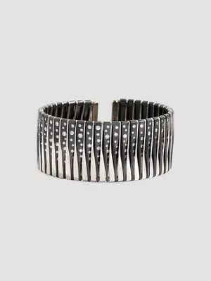 Vhernier Coucher Du Soliel 18k Yellow Bronze & 3.67 Tcw Diamond Cuff - Gold