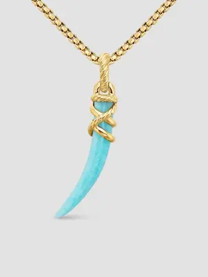 David Yurman Tusk Amulet - Amazonite