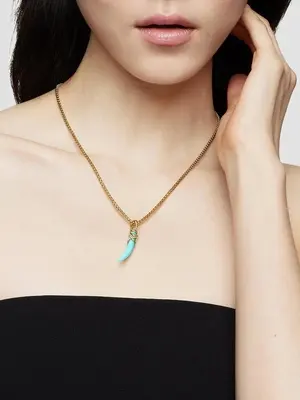David Yurman Tusk Amulet - Amazonite