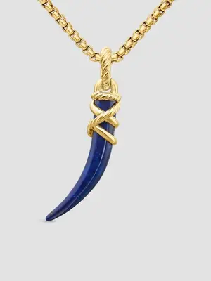 David Yurman Tusk Amulet Lapis Lazuli