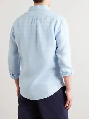 Portuguese Flannel Linen Shirt - Blue