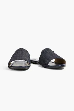 JIMMY CHOO Nanda Denim Slides