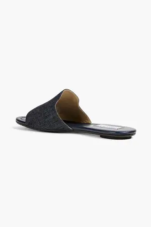 JIMMY CHOO Nanda Denim Slides