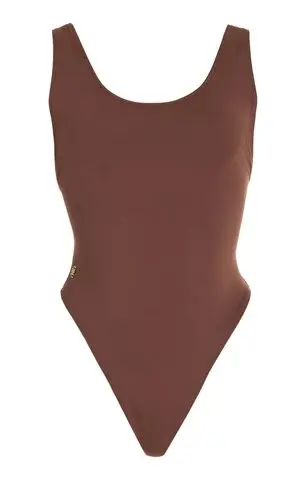Eterne Bella Tank One-piece Swimsuit - Brown