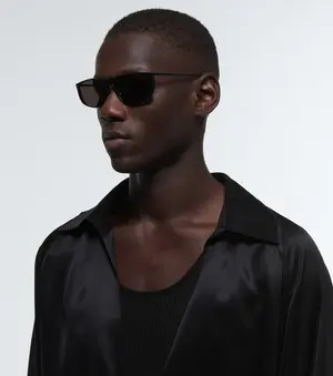 Saint Laurent Luna Rectangular Sunglasses