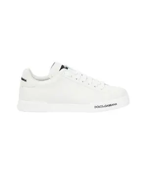 Dolce & Gabbana Logo Leather Sneakers