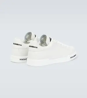 Dolce & Gabbana Logo Leather Sneakers