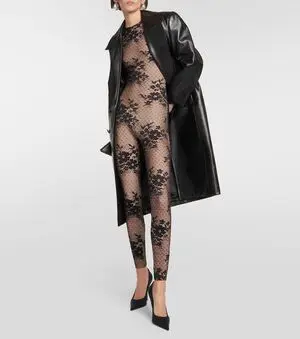 Wolford X N21 Pattie Lace-paneled Jumpsuit