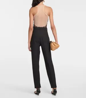 Wolford X N21 Monica Lace-paneled Bodysuit