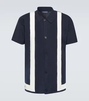 Frescobol Carioca Barretos Cotton Shirt - Blue