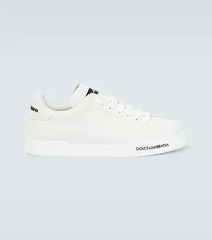 Dolce & Gabbana DOLCE & GABBANA Logo Leather Sneakers White