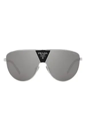 Prada 37mm Rectangular Sunglasses