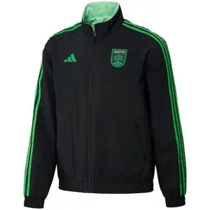 Adidas Austin Fc 2023 On-field Anthem Full-zip Reversible Team Jacket