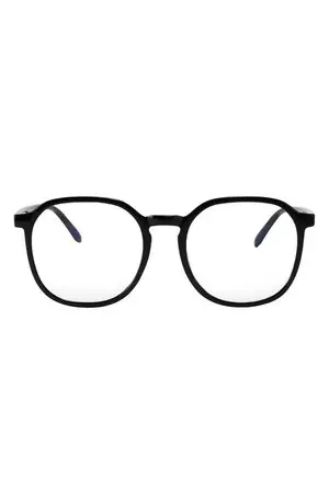 FIFTH & NINTH Blue Light Blocking Round Frame Glasses - Black/ Clear