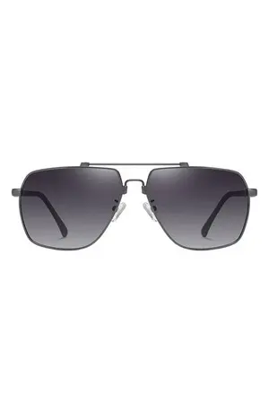 FIFTH & NINTH East Aviator Sunglasses - Black/black