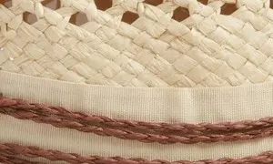 Treasure & Bond Open Weave Straw Panama Hat