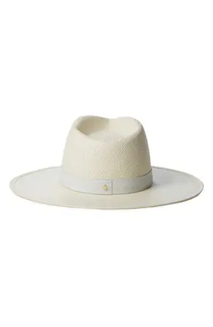Janessa Leoné Packable Straw Fedora - Bleach