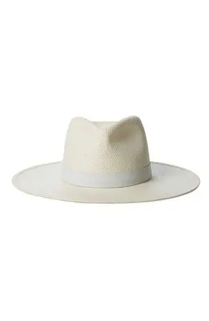 Janessa Leoné Packable Straw Fedora - Bleach