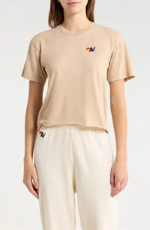 Aviator Nation Boyfriend T-shirt - Sand