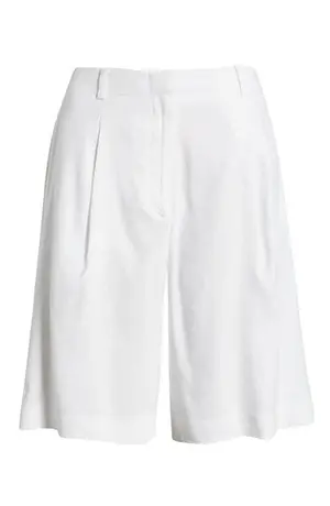 Nordstrom Wide Leg Linen Blend Shorts