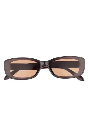 Quay Vibe Check 62mm Square Sunglasses - Chocolate/brown