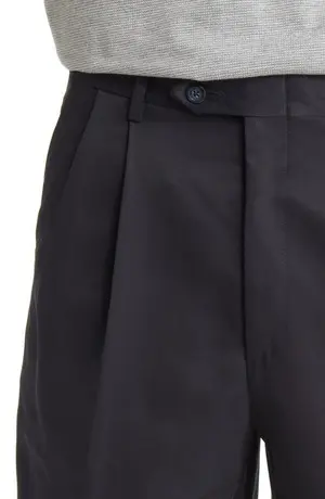 Berle Microfiber Pleated Shorts
