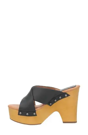 DINGO Driftwood Platform Wedge Sandal
