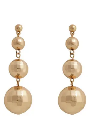 PETIT MOMENTS Petit Moments Donna Disco Ball Drop Earrings