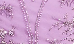 Dress The Population Hazel Beaded Minidress - Lavender Multi