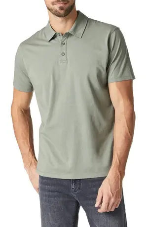 MAVI Cotton Polo - Agave Green