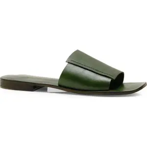 Free People Free People Verona Leather Slide Sandal Serpent