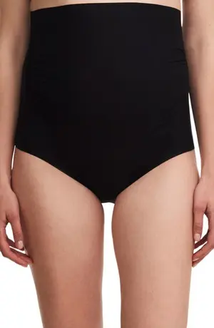 Chantelle Pure High Waist Maternity Briefs - Black-