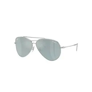 Ray-ban Aviator Sunglasses Polarized 62-11 Silver